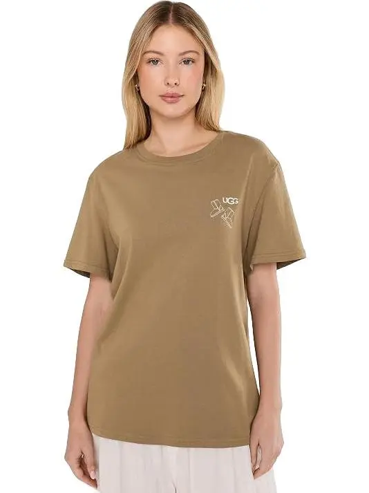 UGG Graphic Boot Tee - Brown