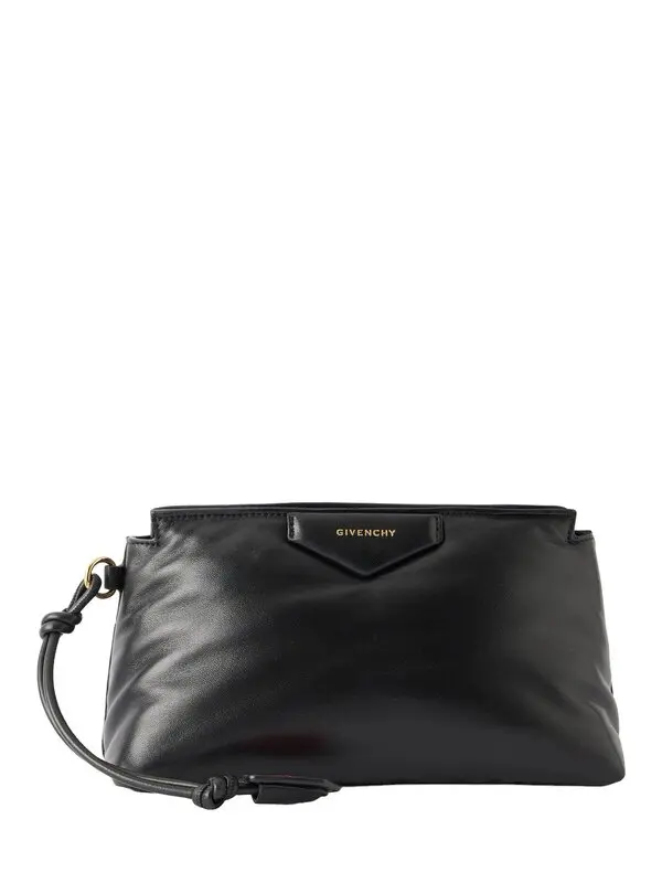 Givenchy Antigona Leather Clutch - Black