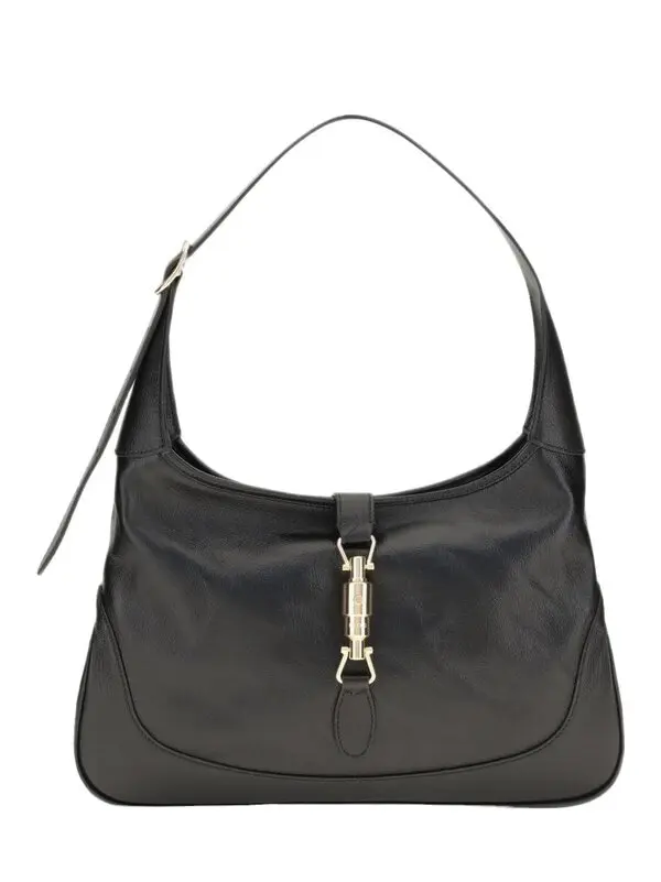 Gucci Jackie 1961 Medium Leather Shoulder Bag - Black
