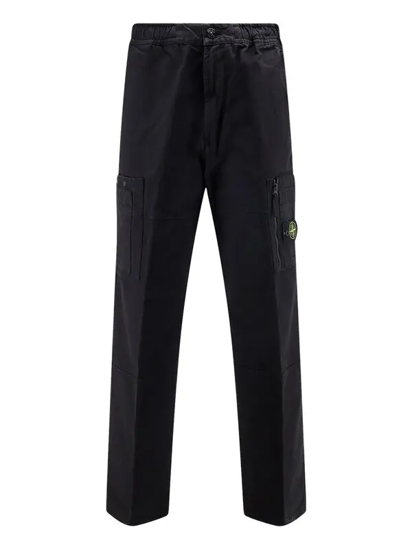 Stone Island Cargo Pants - Black