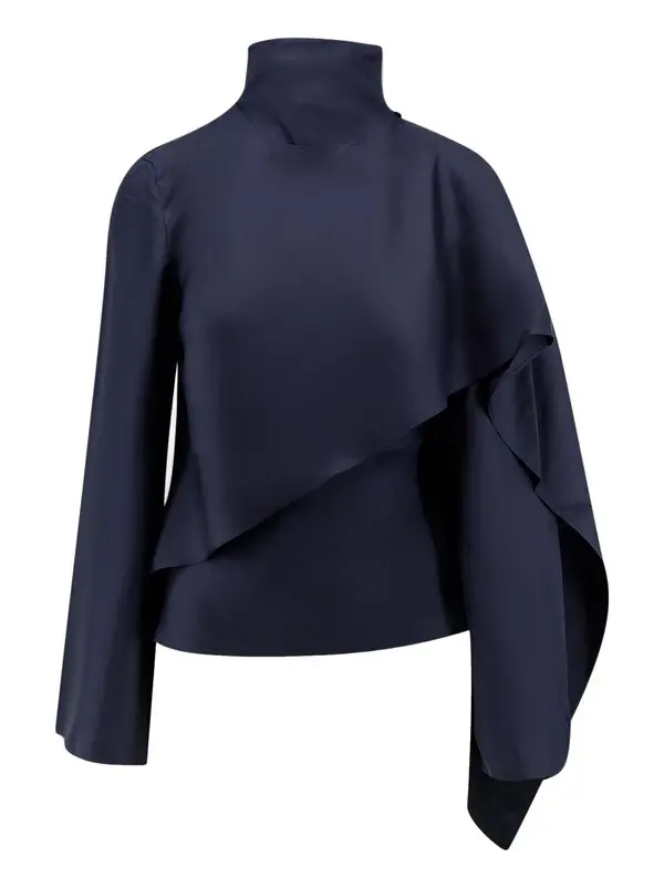 RÓHE Silk Foulard Shirt - Blue