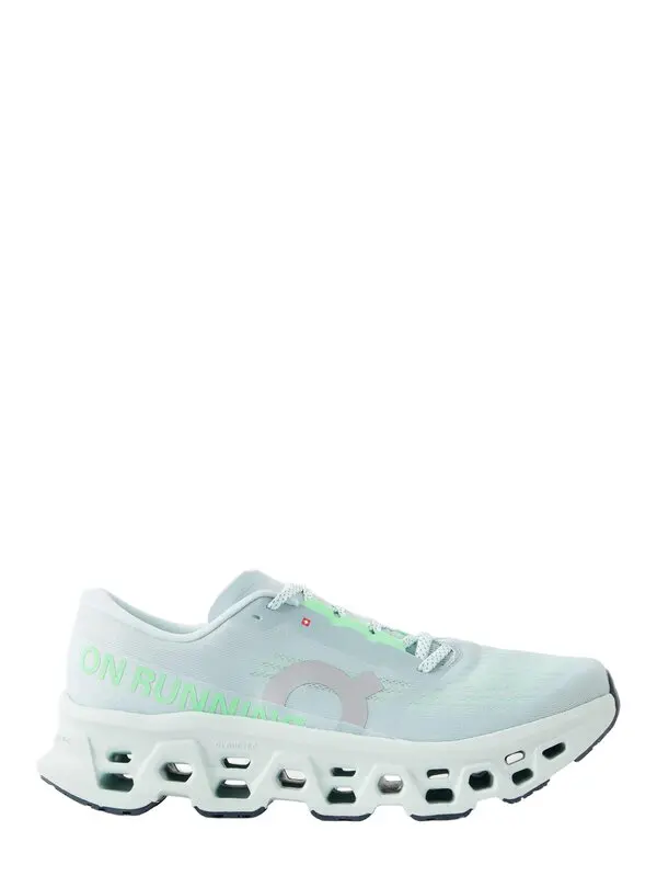 On Cloudmonster Stretch-knit Sneakers - Green