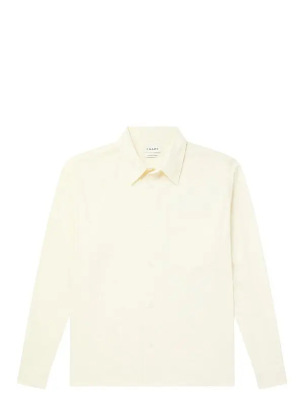 FRAME Cotton-poplin Shirt - Neutrals