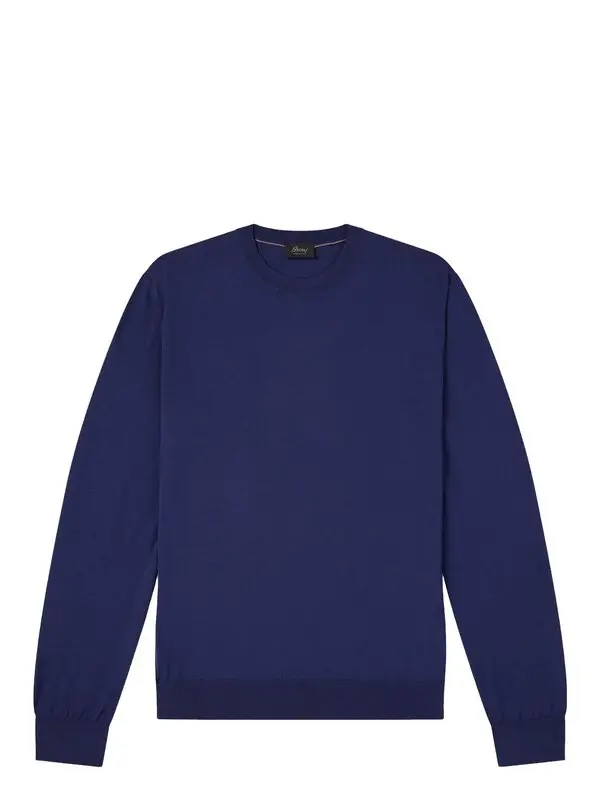 Brioni Wool Sweater - Blue