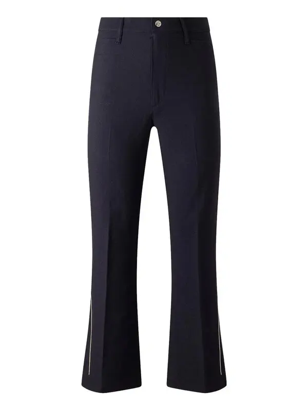 Kapital Daddy's Ox' Flared Twill Trousers - Blue