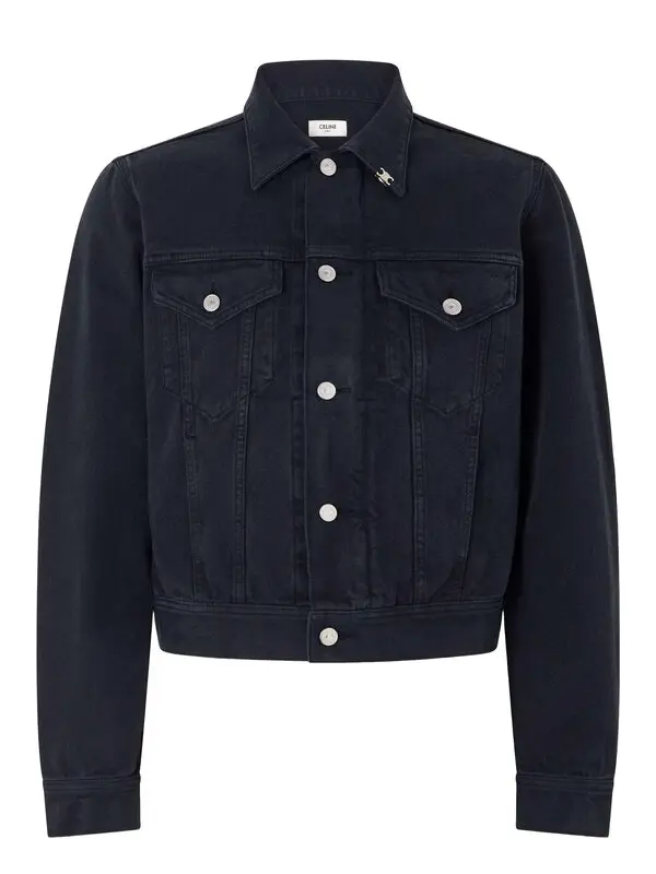 Celine Denim Trucker Jacket - Black