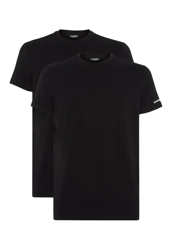 Dsquared2 Basic T-shirt Twin Pack - Black