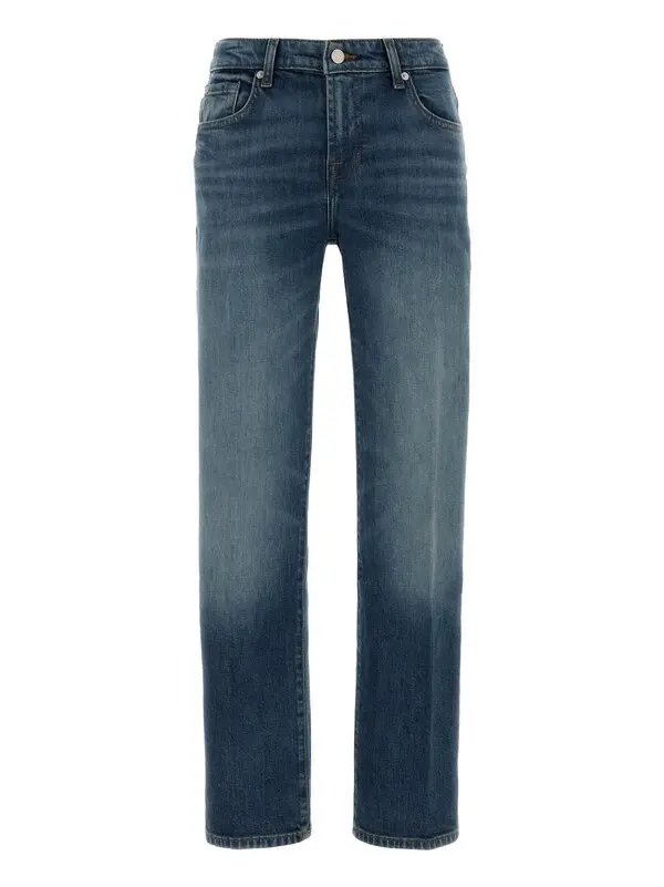 Seven For All Mankind Calie Stretch Denim Jeans - Blue