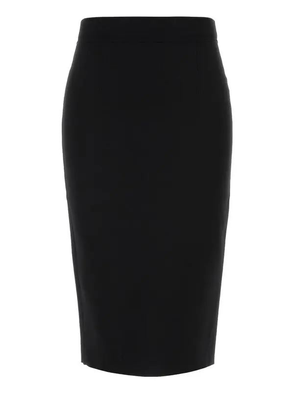 TOM FORD Stretch Viscose Blend Skirt - Black