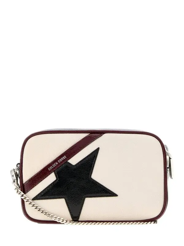 GOLDEN GOOSE Mini Star Crossbody Bag - White