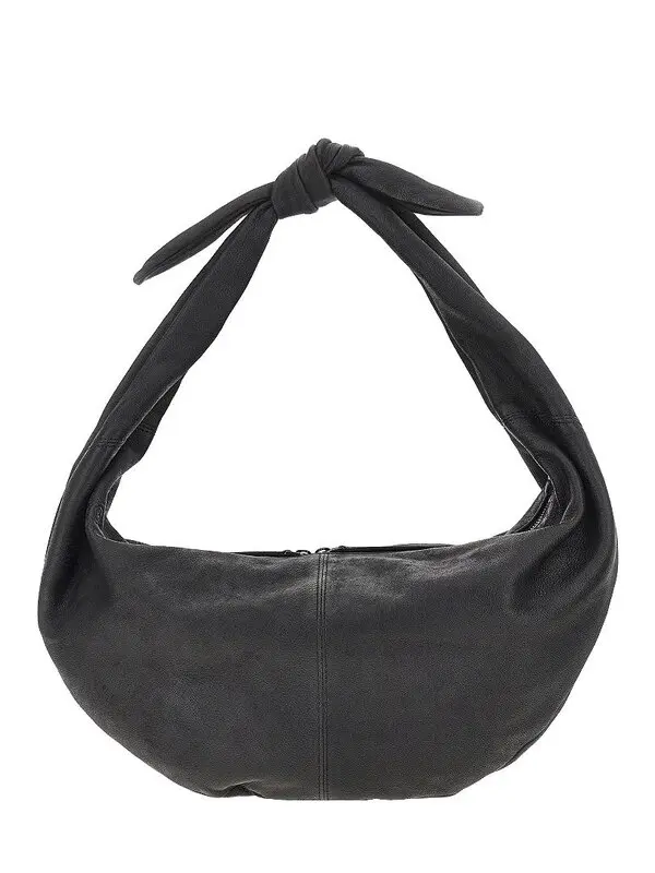 AUTENTICA 504 Adara Nappa Leather Medium Bag - Black