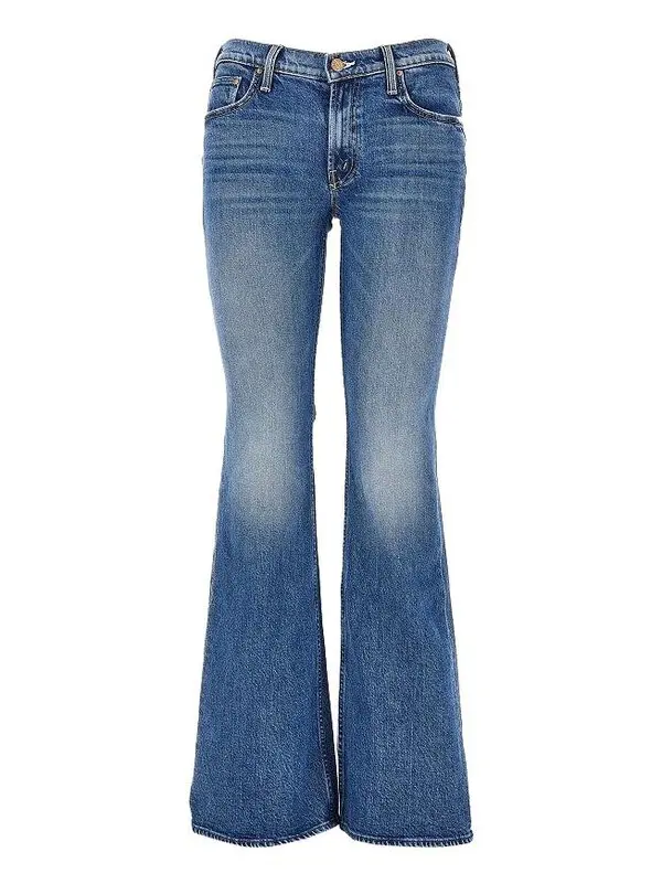MOTHER The Jinx Heel Jeans - Blue