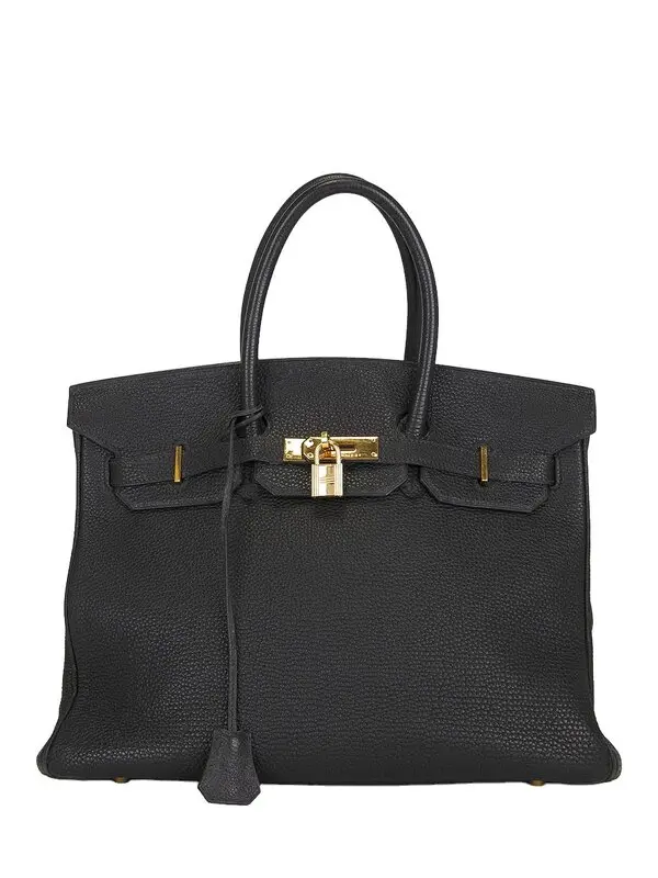 Hermès Togo Birkin 35 Retourne Handbag - Noir