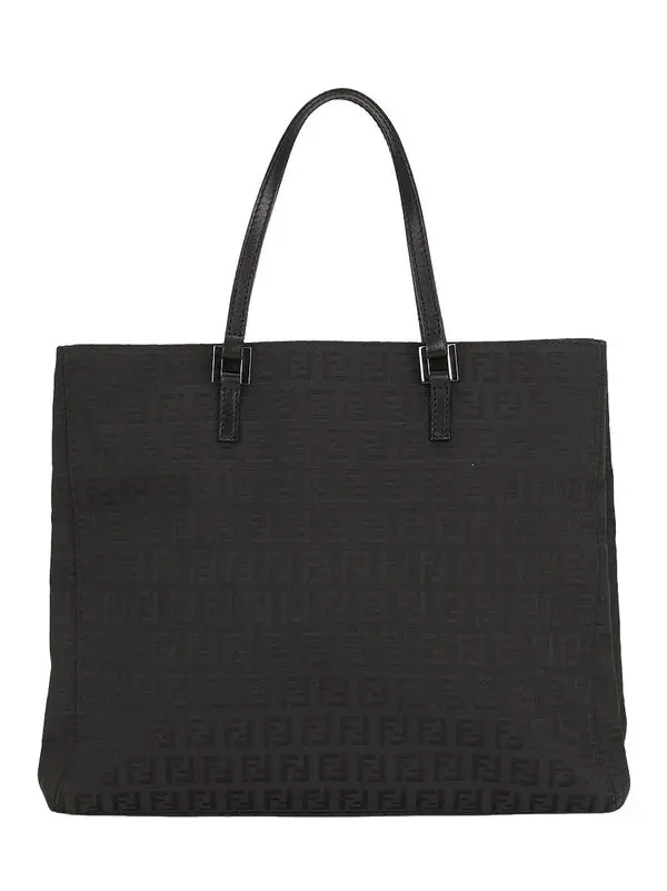 Fendi Zucchino Tote Bag - Black