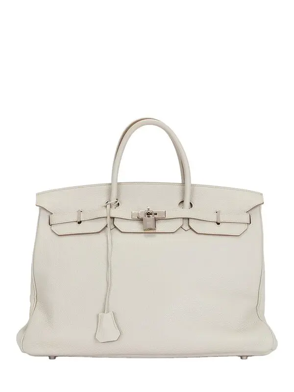 Hermès Togo Birkin 40 Handbag - Gris Perle