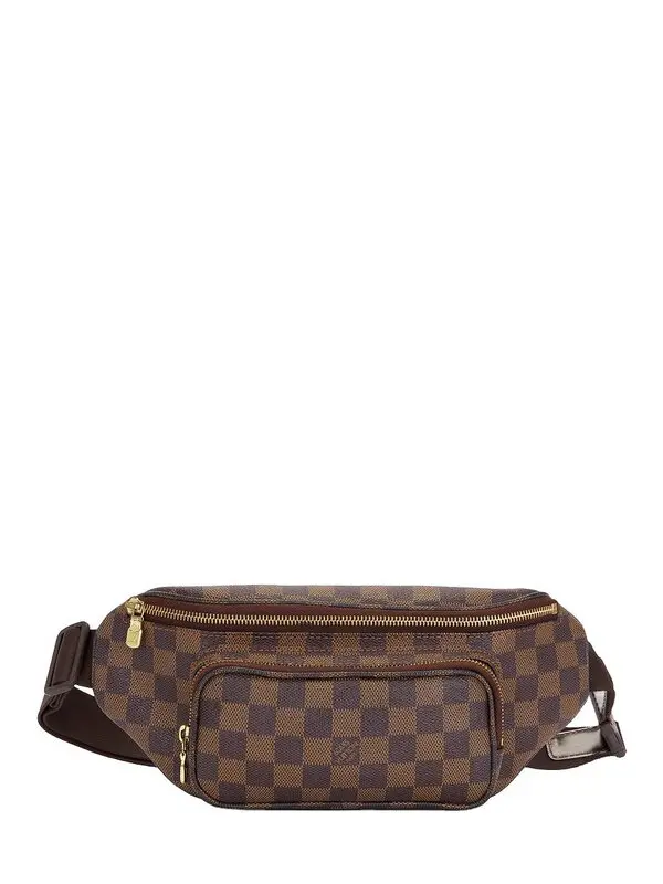 FWRD RENEW Louis Vuitton Damier Ebene Melville Belt Bag - Brown