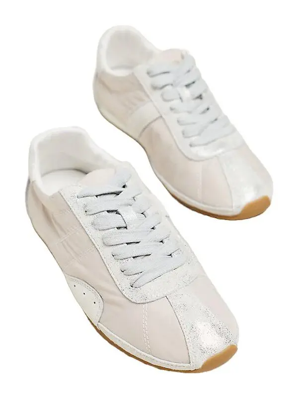 J Shoes Metallic Detail Sneakers - Fog