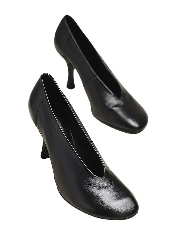 Maeve Easy Leather Pumps - Black