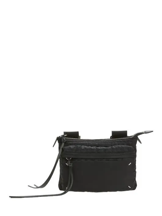 MAISON MARGIELA Zip Line Twill Camera Bag - Black/black