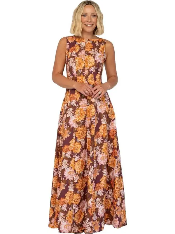 BALTIC BØRN Clara Floral Maxi Dress - Multi Floral