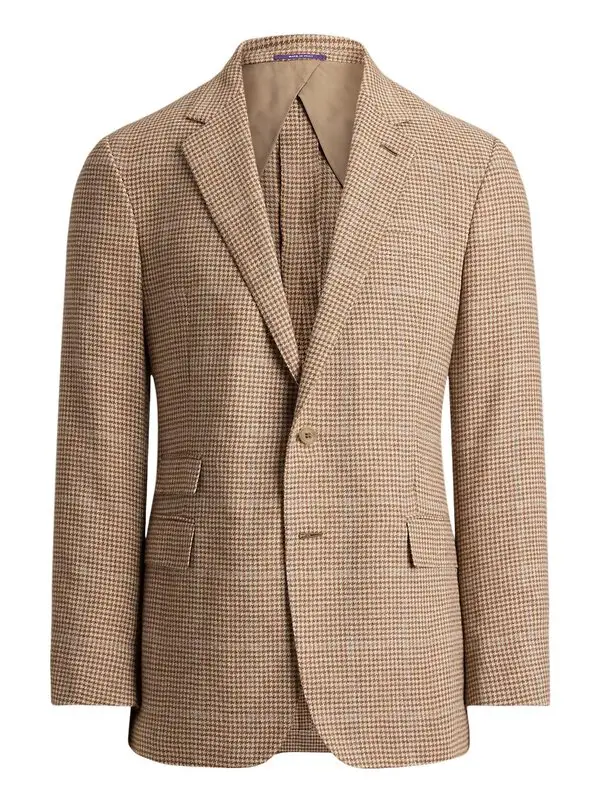 Ralph Lauren Kent Hand-tailored Plaid Sport Coat - Brown