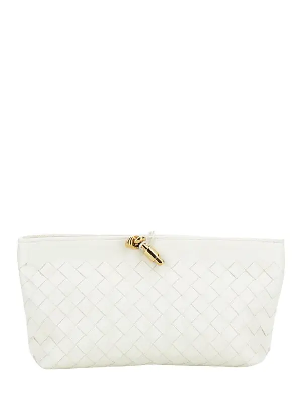 Bottega Veneta Andiamo Boat Bag - White