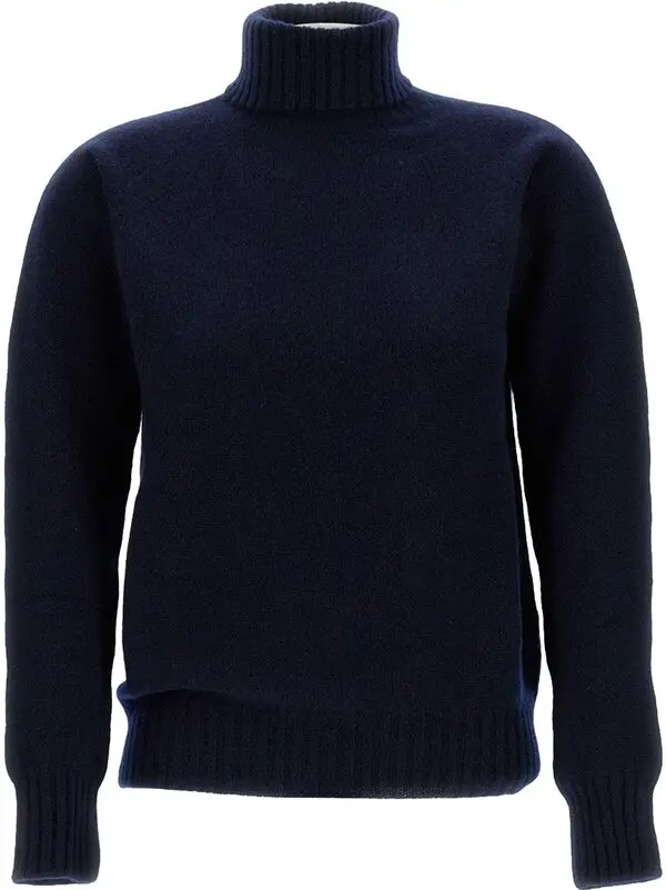 DRUMOHR Wool Turtleneck Sweater - Blu