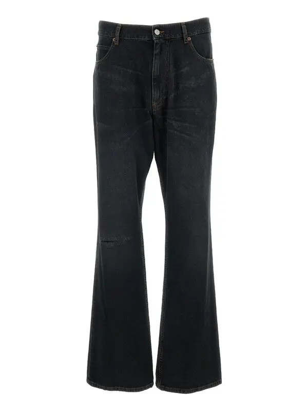 MAISON MARGIELA Distressed Straight-leg Jeans - Blu