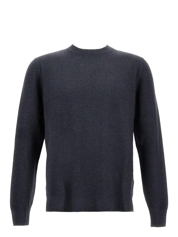 GRAN SASSO Cashmere Crew Neck Sweater - Grey