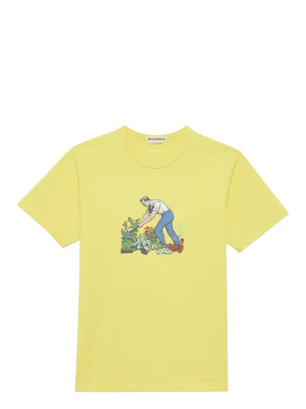 JW Anderson T-shirt Gardener - Yellow