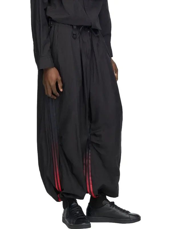 Adidas Y-3 Gradient 3-stripes Nylon Cargo Pants - Black