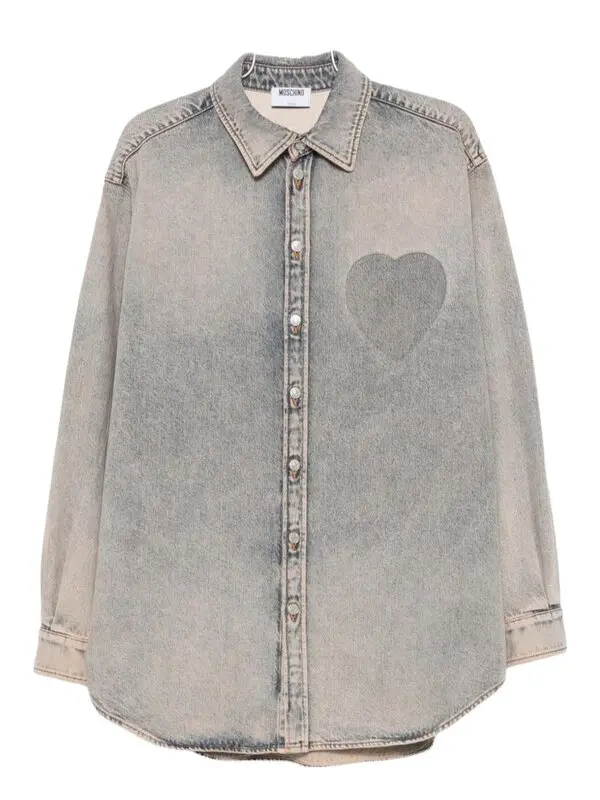 Moschino Long-sleeved Shirt - Grey