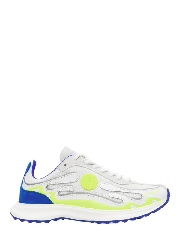 Casablanca Stade Logo Low-top Sneakers - Blue/lime