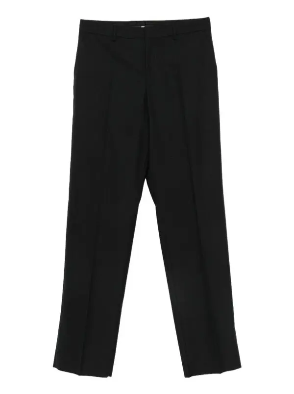 Moschino Tailored Trousers With Belt Loops - Black