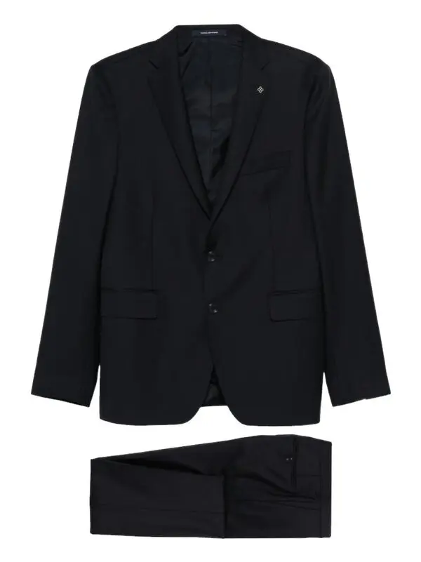 Tagliatore Long-sleeved Suit - Dark Blue