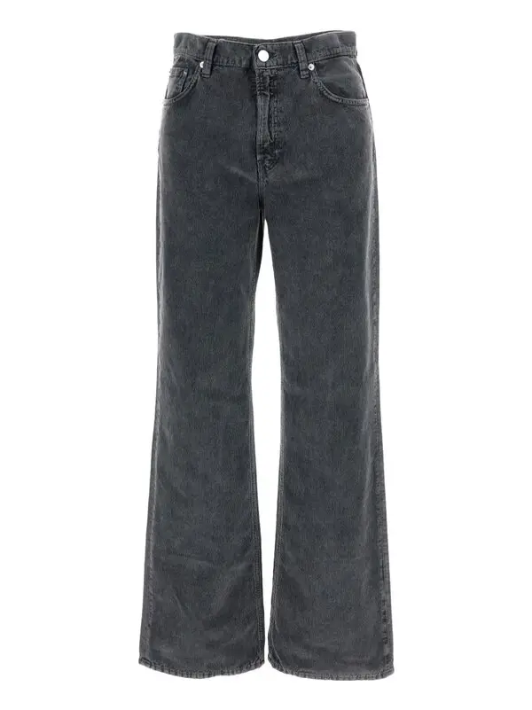 HAIKURE Velvet Trousers - Grey