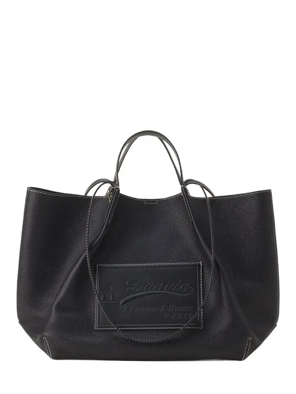 LANVIN Catch Shopper Tote Bag - Black