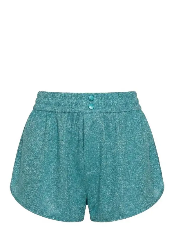 Oseree Lumière Lurex High Waist Shorts - No