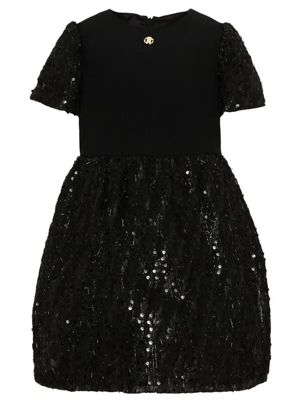 Roberto Cavalli Sequin Embellished Dress - Black