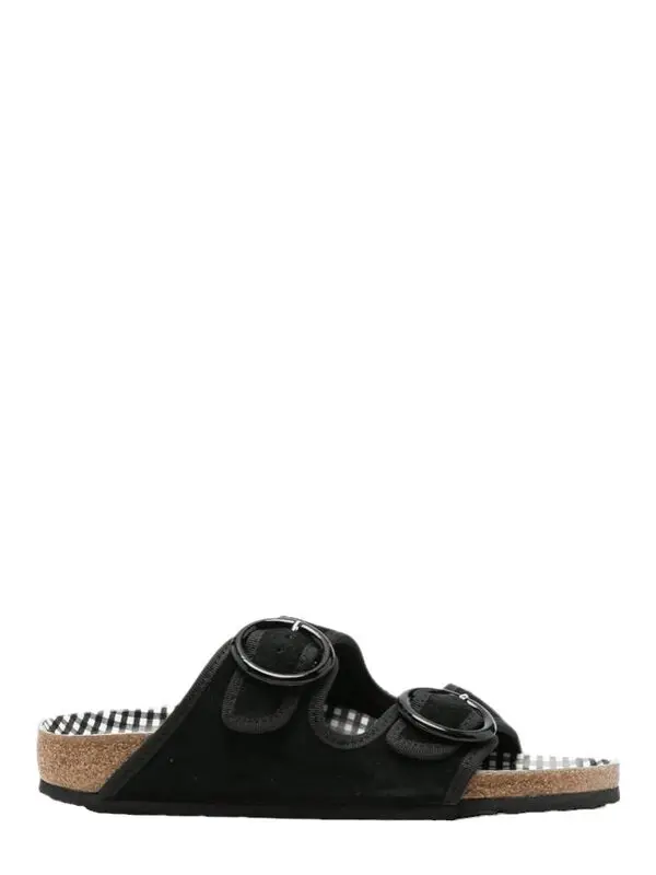 Repetto X Birkenstock Flat Sandals With Buckle Detail - Black
