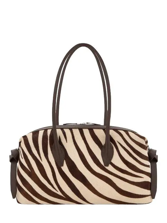 Yuzefi Brioche Duffle Savanna Pony - Nude