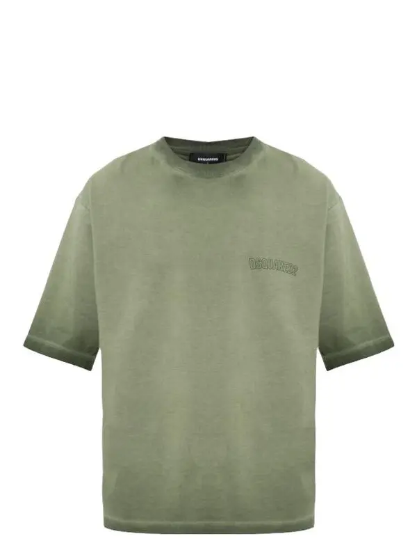 Dsquared2 Crew Neck Short-sleeved T-shirt - Green