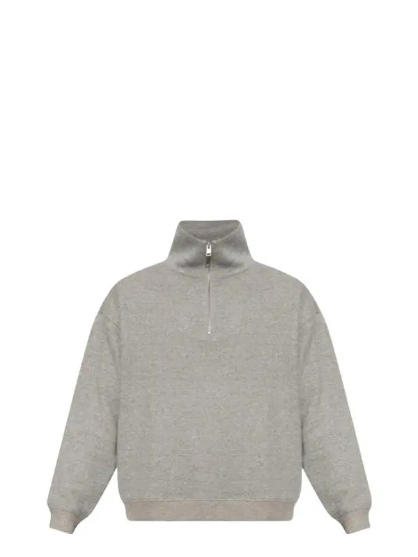 FRAME Relaxed Zip Up Sweatshirt - No