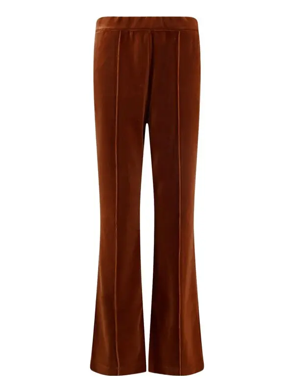 TOM FORD Velvet Trousers With Embroidered Pocket Detail - Hazelnut Color
