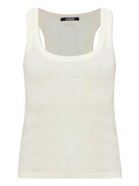 Jacquemus Ribbed Tank Top - Ivory