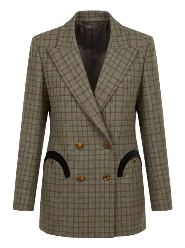BLAZÉ MILANO Long Sleeve Blazer - Green