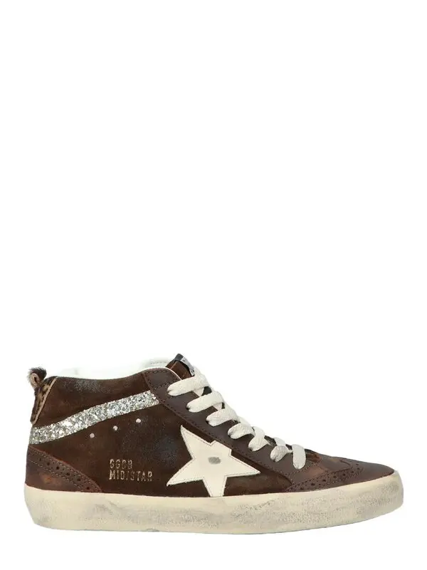 GOLDEN GOOSE Mid Star Sneakers - Nude
