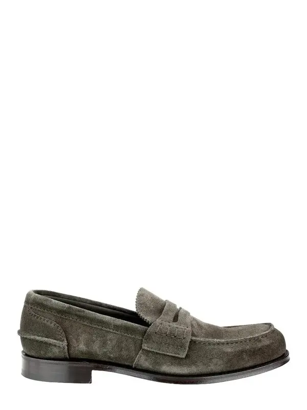 Church's Suede Loafers - Black