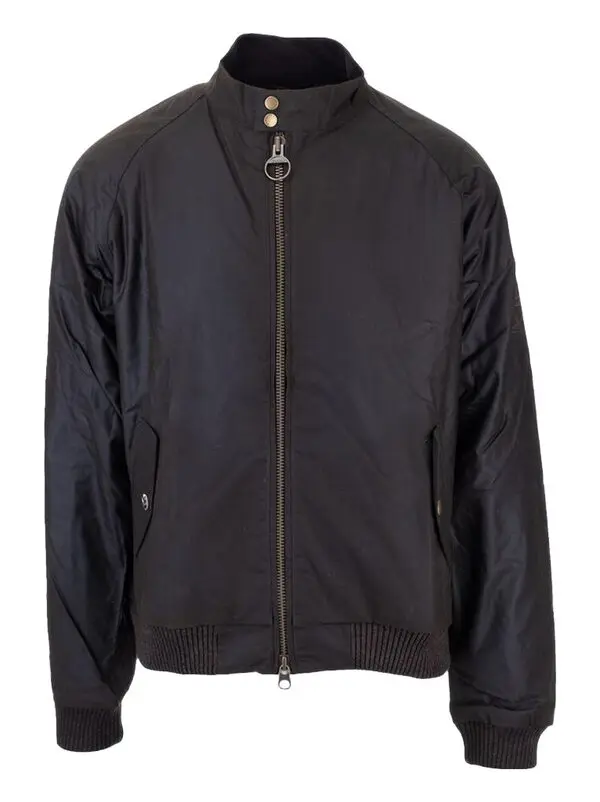 Barbour X Steve Mcqueen Merchant Wax Jacket - Black