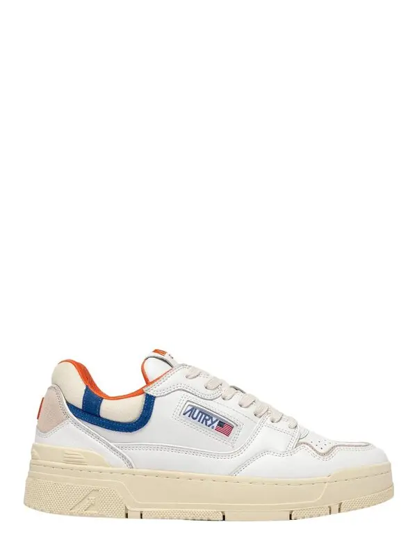 AUTRY Lace-up Sneakers With Embossed Logo Detailing - White
